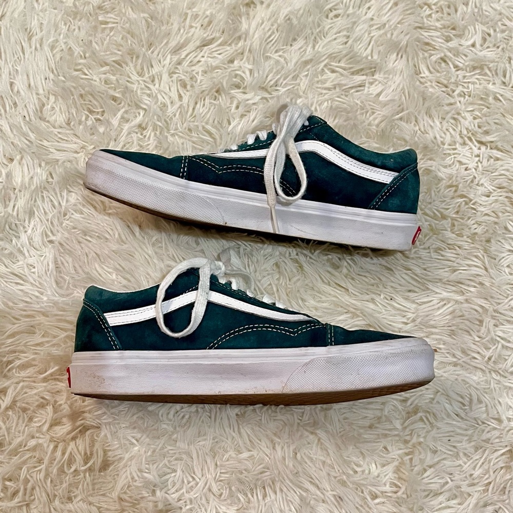 Emerald Green Old Skool Skate Vans - Gem